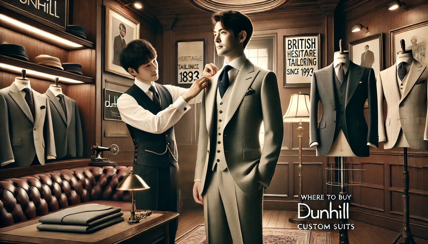 ダンヒルのオーダースーツ！英国紳士のスタイルの魅力と歴史｜エイジ・ラグジュアリースタイル