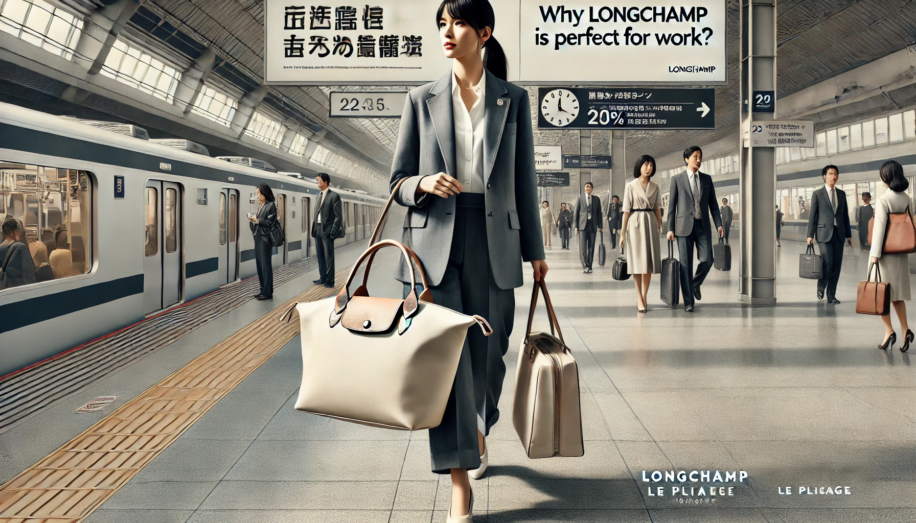 ロンシャン（Longchamp）のパソコンも入るナイロン製トートバッグが通勤に最適な理由｜エイジ・ラグジュアリースタイル