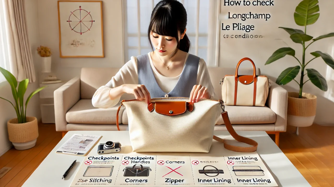 ロンシャン（longchamp）ルプリアージュの角や四隅の穴の修理や補修方法｜エイジ・ラグジュアリースタイル
